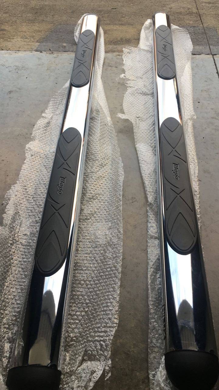 Estribos tubulares en acero inoxidable para camionetas Pick-up - Para ...