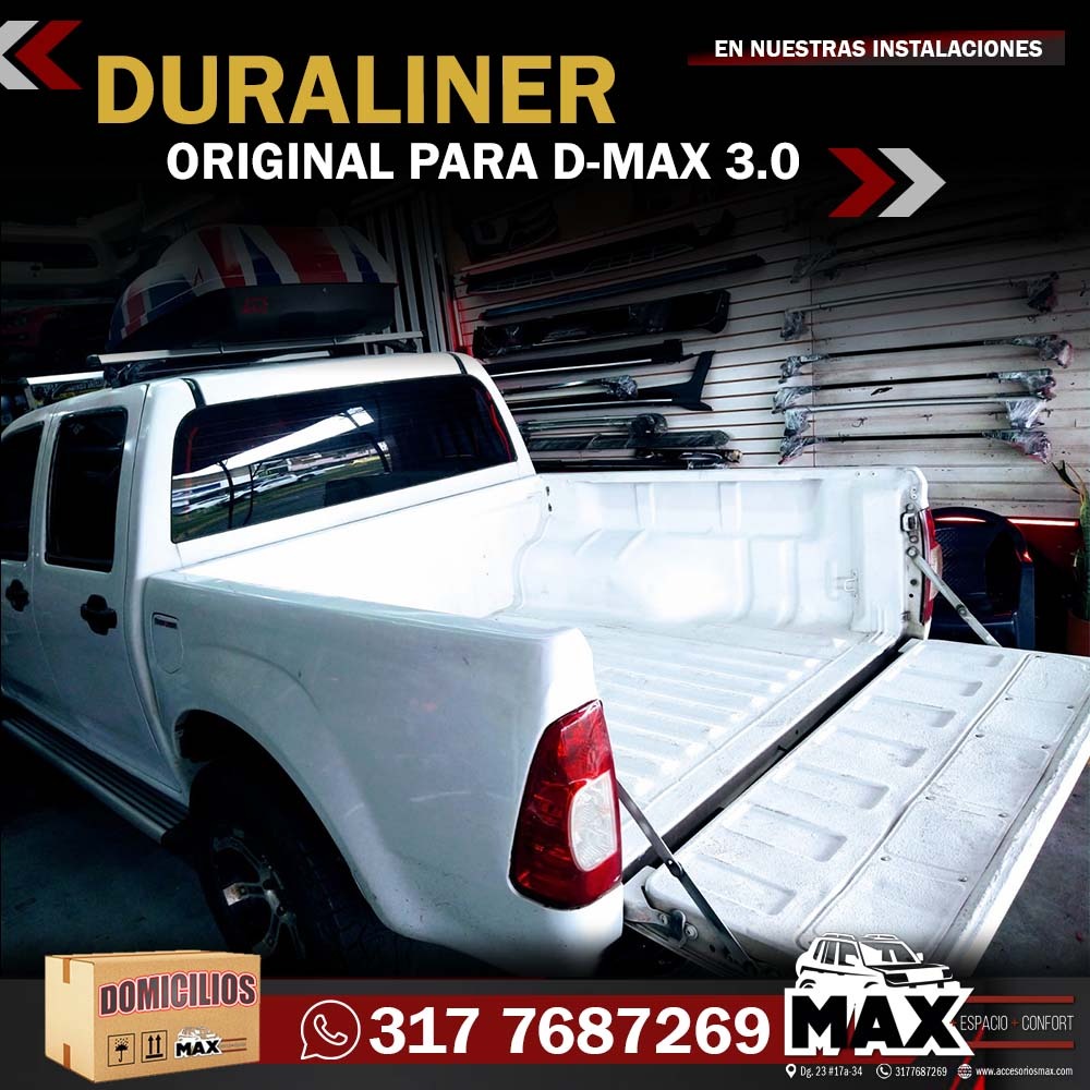 Duraliner original para D-Max 3.0 - Para tu carro