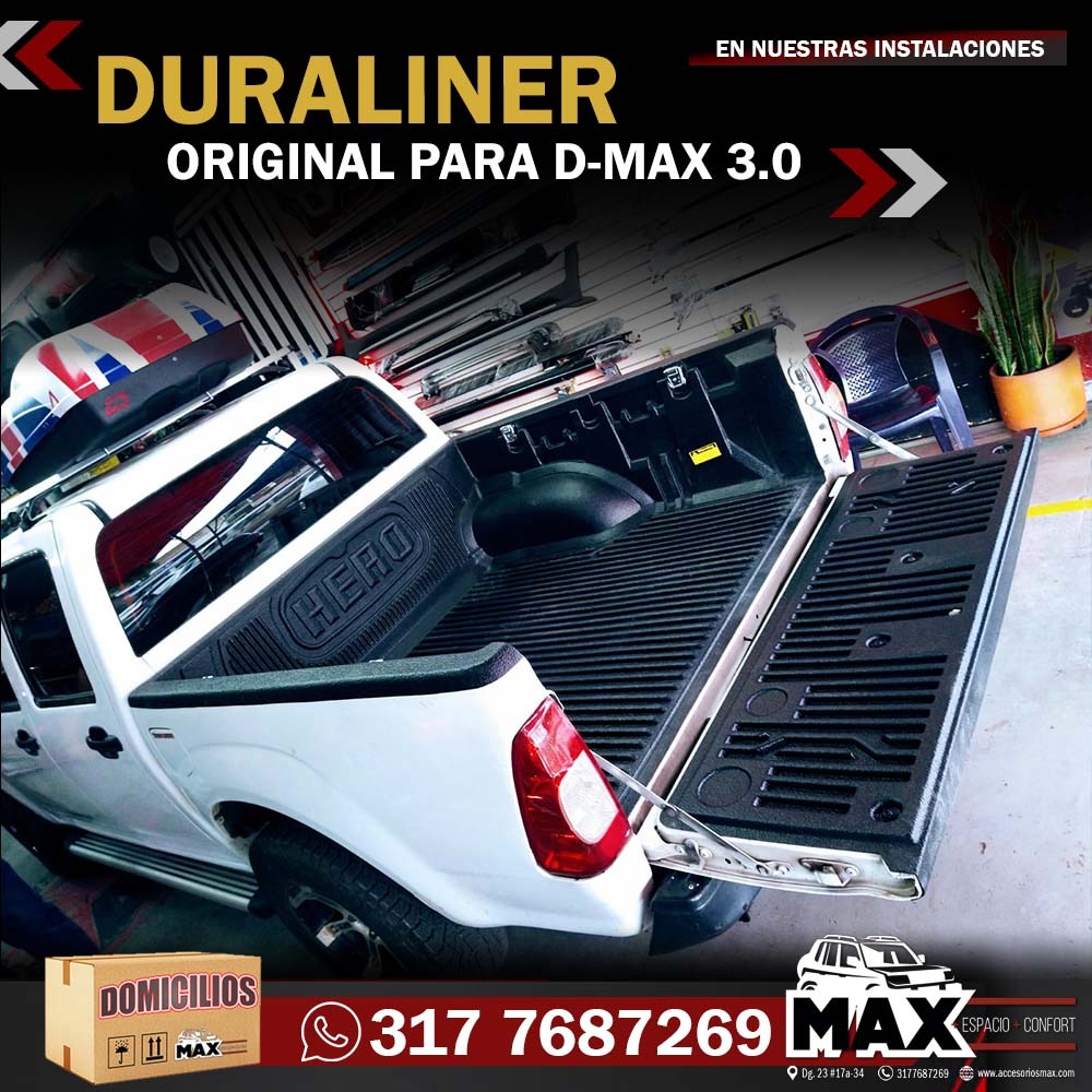 Duraliner original para D-Max 3.0 - Para tu carro