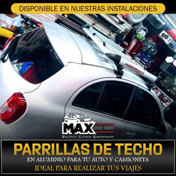 Parrilla de Techo en Aluminio para tu Auto y Camioneta - Para tu carro