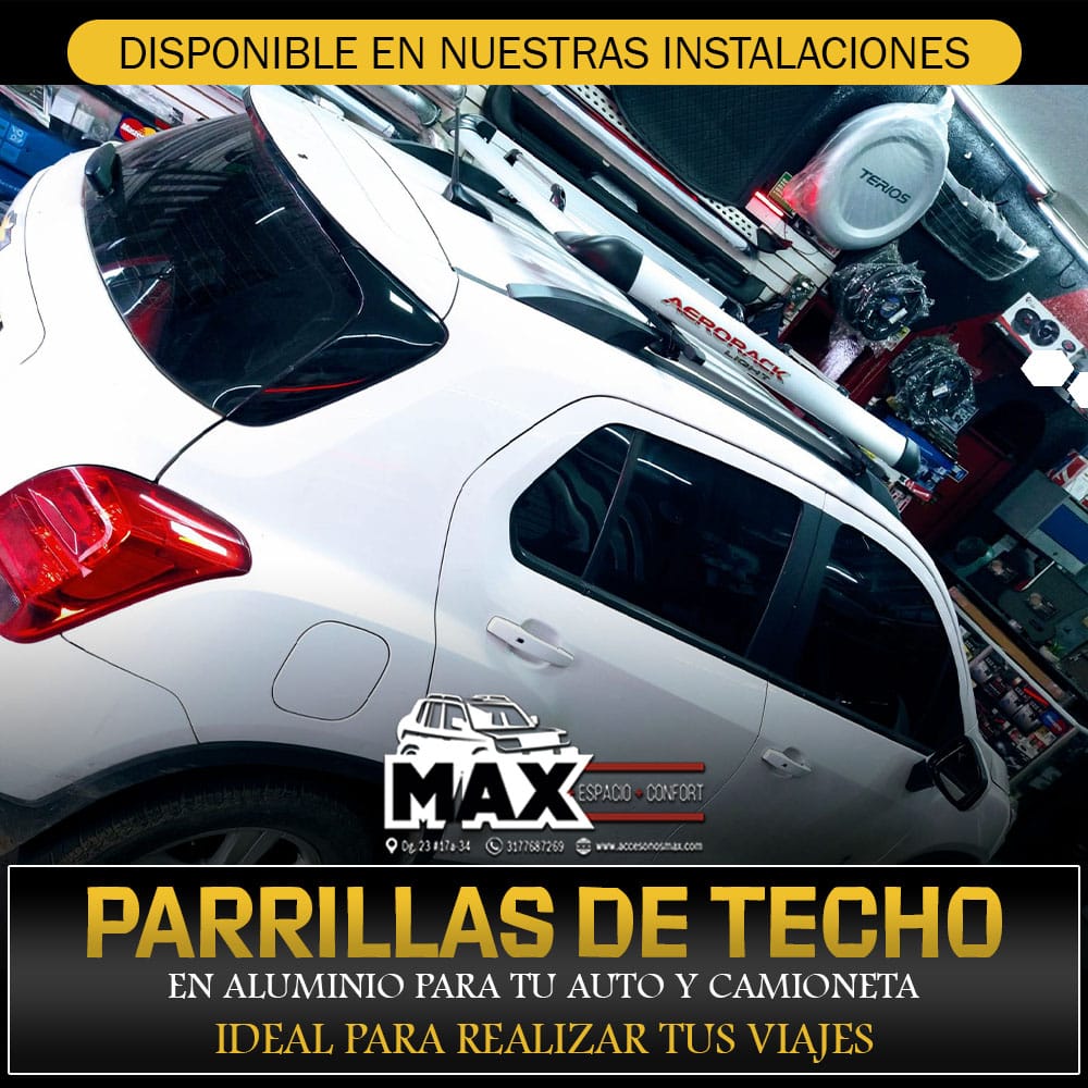 Parrilla de Techo en Aluminio para tu Auto y Camioneta - Para tu carro