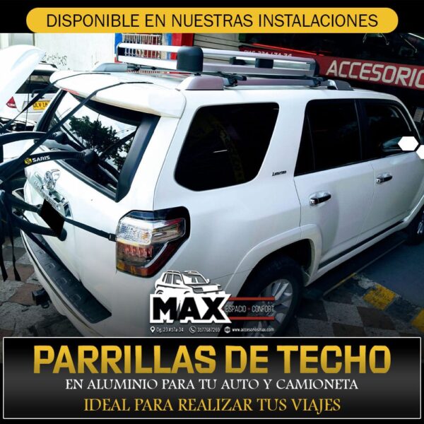 Parrilla de Techo en Aluminio para tu Auto y Camioneta - Para tu carro