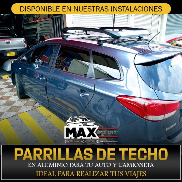Parrilla de Techo en Aluminio para tu Auto y Camioneta - Para tu carro